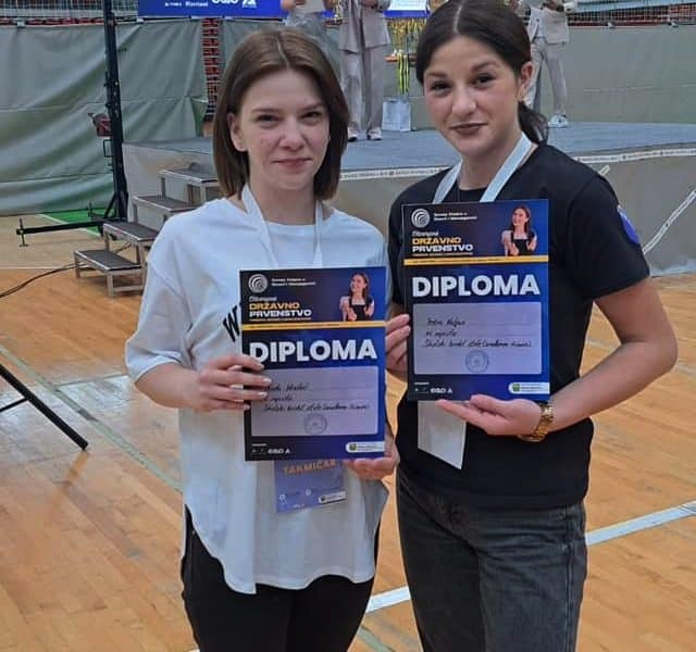 Aida Hodžić i Petra Valjan zauzele su 6. i 10. mjesto na Državnom ...